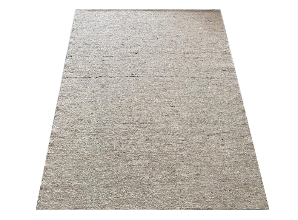 White Handwoven Natural Raw Wool Rug – Kalili Rugs
